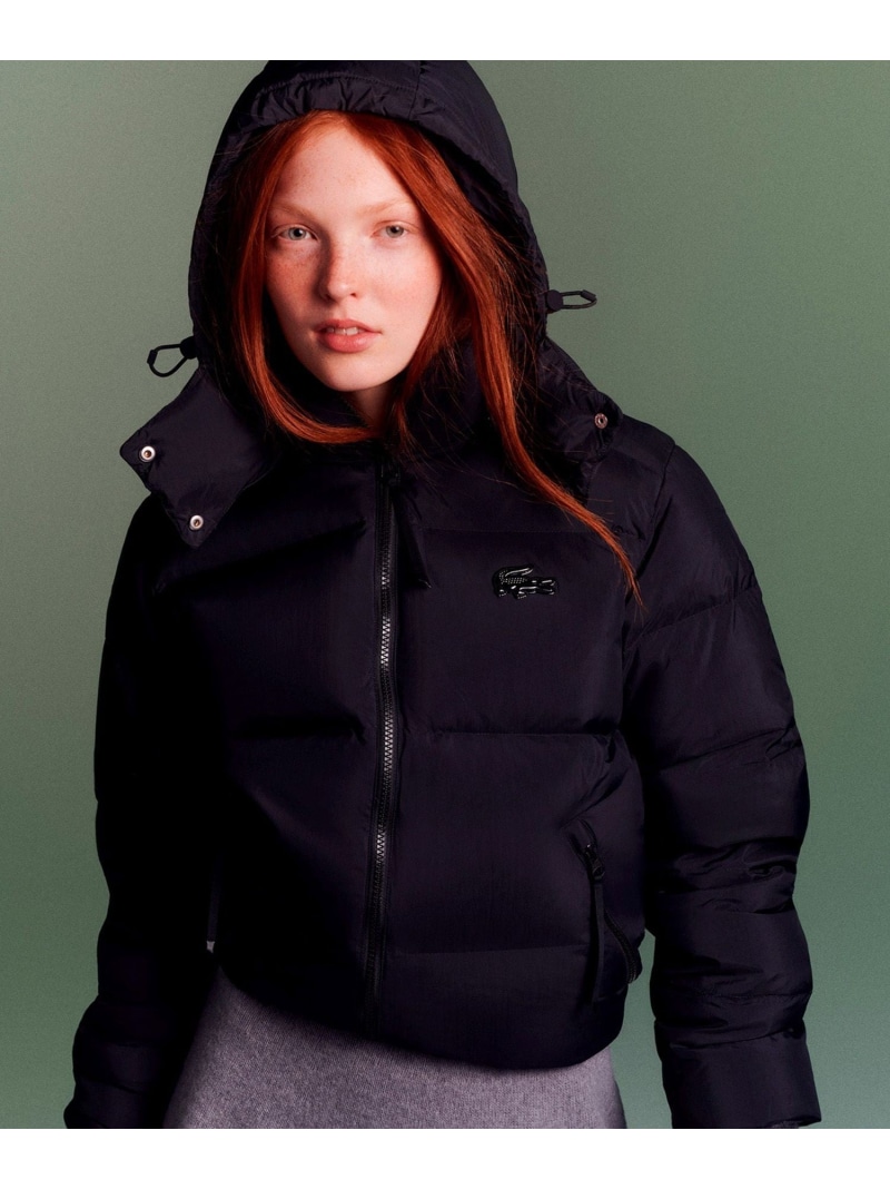 【楽天市場】【SALE／40%OFF】ウィメンズ ボリュームハイネック ナイロンショートダウンジャケット / フード取り外し可 LACOSTE ラコステ ジャケット・アウター ダウンジャケット ...