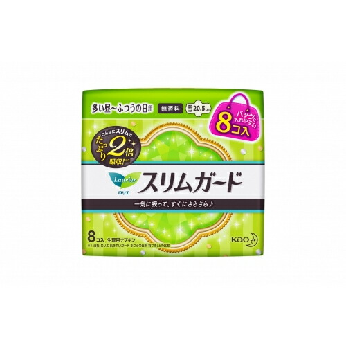 【楽天市場】【医薬部外品】花王 ロリエ Speed＋スリムガード 8個入：くすりのレデイハートショップ