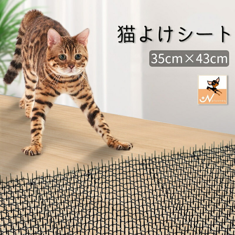 楽天市場 送料無料 猫よけシート トゲトゲ とげとげ マット 野良猫対策 イタズラ防止 カット可能 猫除け 猫避け とおせんぼ ガーデニング 天丼 屋根 ベランダ 園芸 庭 花壇 Laforest