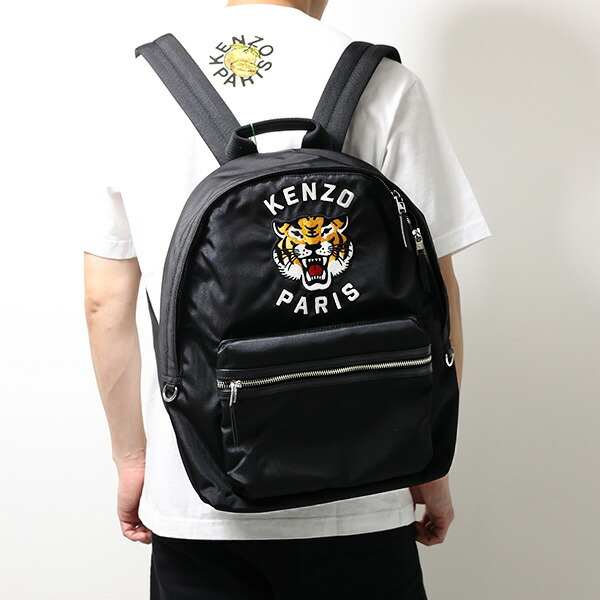 【楽天市場】【フォロワー限定5%OFFクーポン発行中】KENZO ケンゾー KENZO VARSITY Embroidered Backpack エンブロイダリー バックパック リュックサック ...