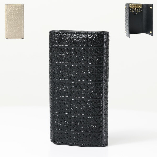 【楽天市場】LOEWE ロエベ REPEAT KEY CASE キーケース リピート 6連 アナグラムロゴ 総柄 レザー 本革 レディース ...