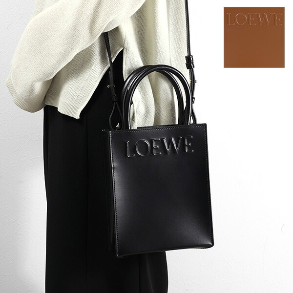 【楽天市場】LOEWE ロエベ Standard A5 Tote Bag トートバッグ ショルダーバッグ クロスボディバッグ スタンダード A5 トート 立体ロゴ 鞄 レザー レディース ...