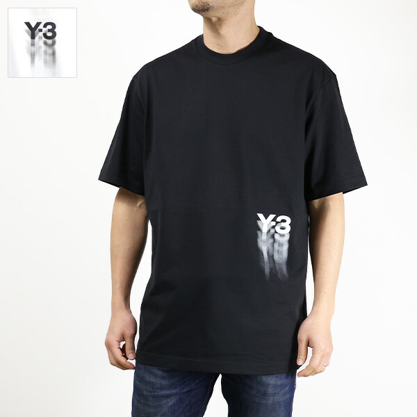 【楽天市場】Y-3 ワイスリー GRAPHIC SHORT SLEEVE T-SHIRT Tシャツ 半袖 クルーネック ロゴT コットン ...