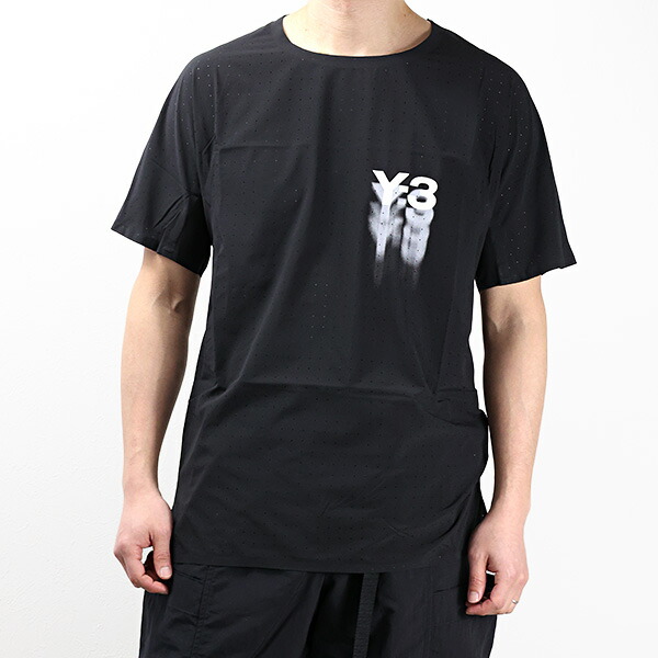 【楽天市場】Y-3 ワイスリー RUNNING SHORT SLEEVE TEE Tシャツ 半袖 ランニング クルーネック カットソー ...