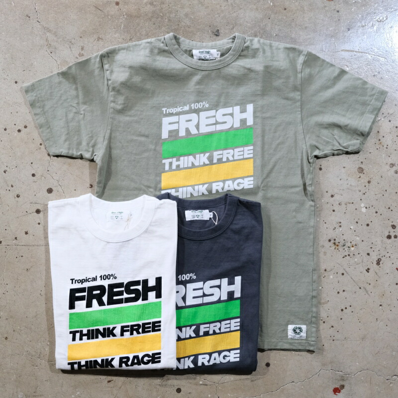【楽天市場】Freerage フリーレイジ【225AC788-C】【リサイクルコットン半袖Tシャツ】≪DRINK vol.2≫ コットン100％ 日本製：LAHAINA