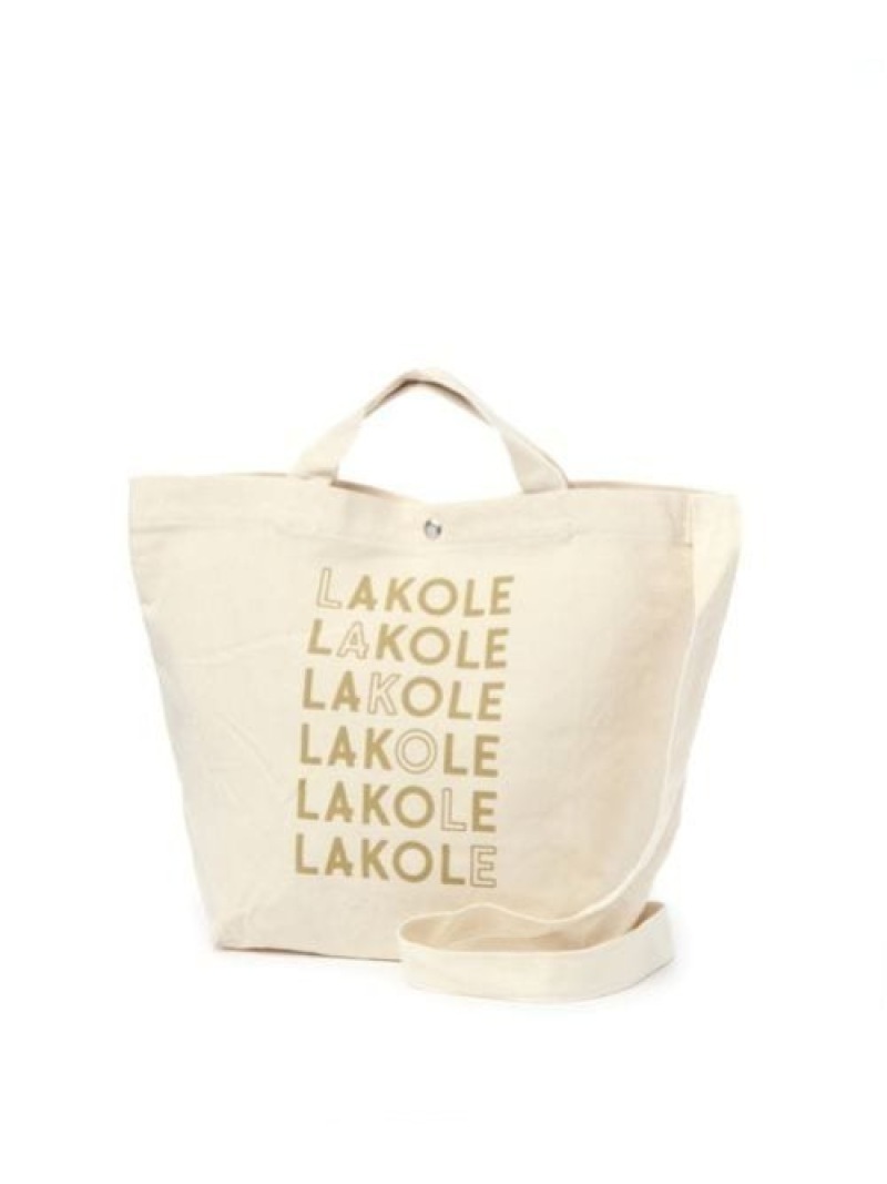 【楽天市場】【SALE／30%OFF】(U)LKロゴBAGヨコL N-re LAKOLE ラコレ バッグ ショルダーバッグ ホワイト【RBA_E】[Rakuten Fashion]：LAKOLE