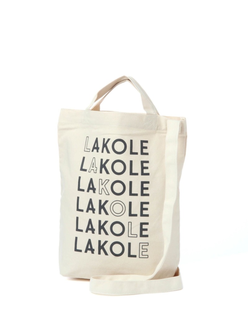 【楽天市場】【SALE／40%OFF】(U)LKロゴBAGタテL N-re LAKOLE ラコレ バッグ ショルダーバッグ ホワイト【RBA_E】[Rakuten Fashion]：LAKOLE