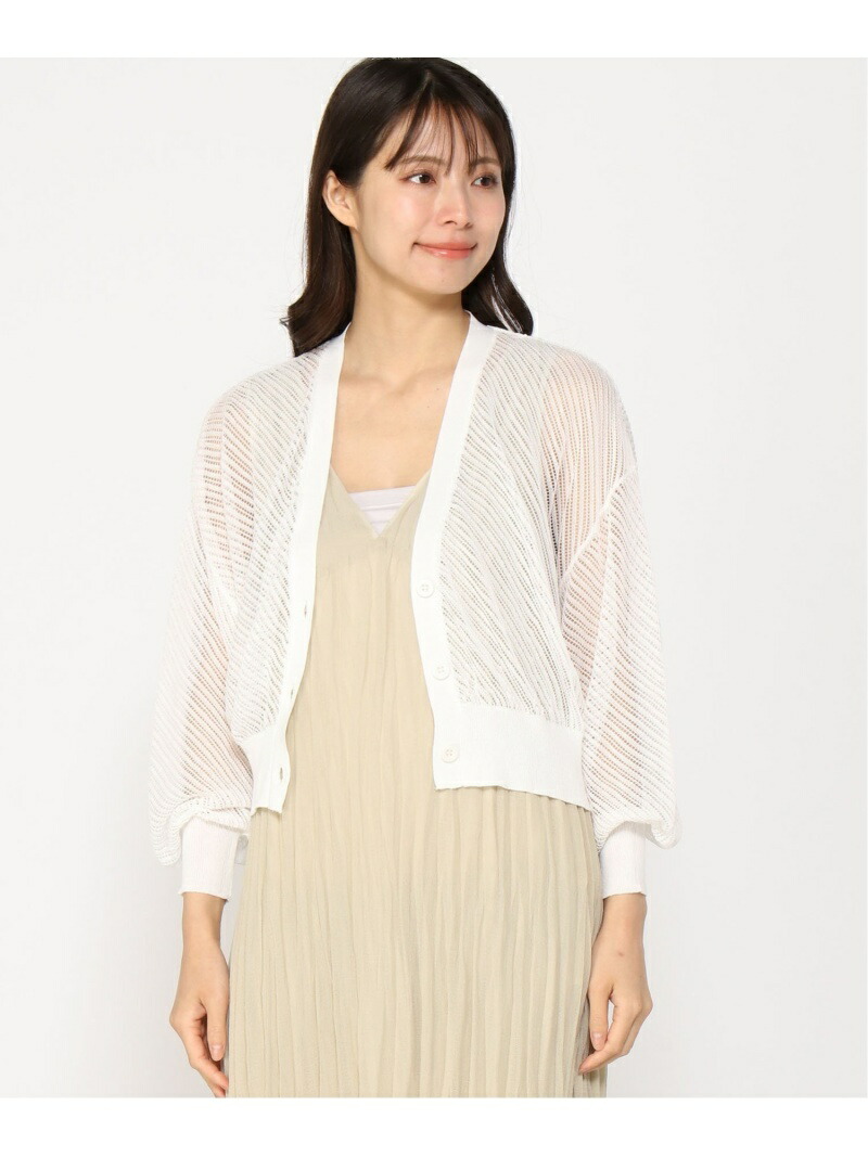 【楽天市場】【SALE／14%OFF】(W)DメッシュステッチVカーデ LAKOLE ラコレ トップス カーディガン ホワイト オレンジ ブラック ブルー【RBA_E】[Rakuten ...