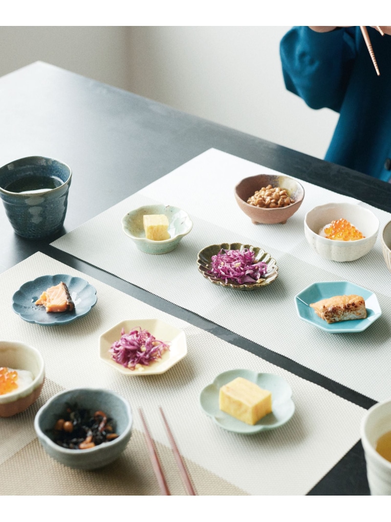 【楽天市場】オーバル菊形豆皿 LAKOLE ラコレ 食器・調理器具・キッチン用品 食器・皿 ブルー グリーン ブラック[Rakuten ...