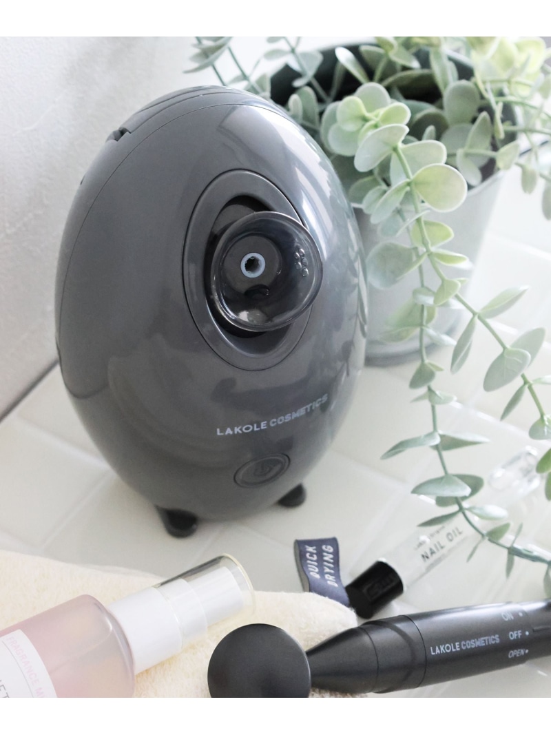 【楽天市場】【SALE／30%OFF】フェイススチーマー LAKOLE ラコレ メイク道具・美容器具 美容器具 グレー【RBA_E】[Rakuten Fashion]：LAKOLE