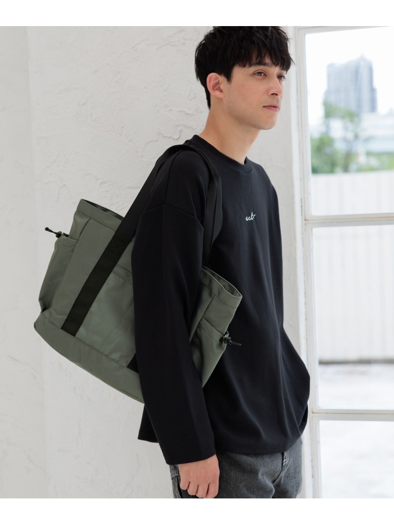 【楽天市場】【SALE／20%OFF】ポリエステルビッグトートバッグ LAKOLE ラコレ バッグ トートバッグ ブラック グレー【RBA_E】【送料無料】[Rakuten Fashion ...