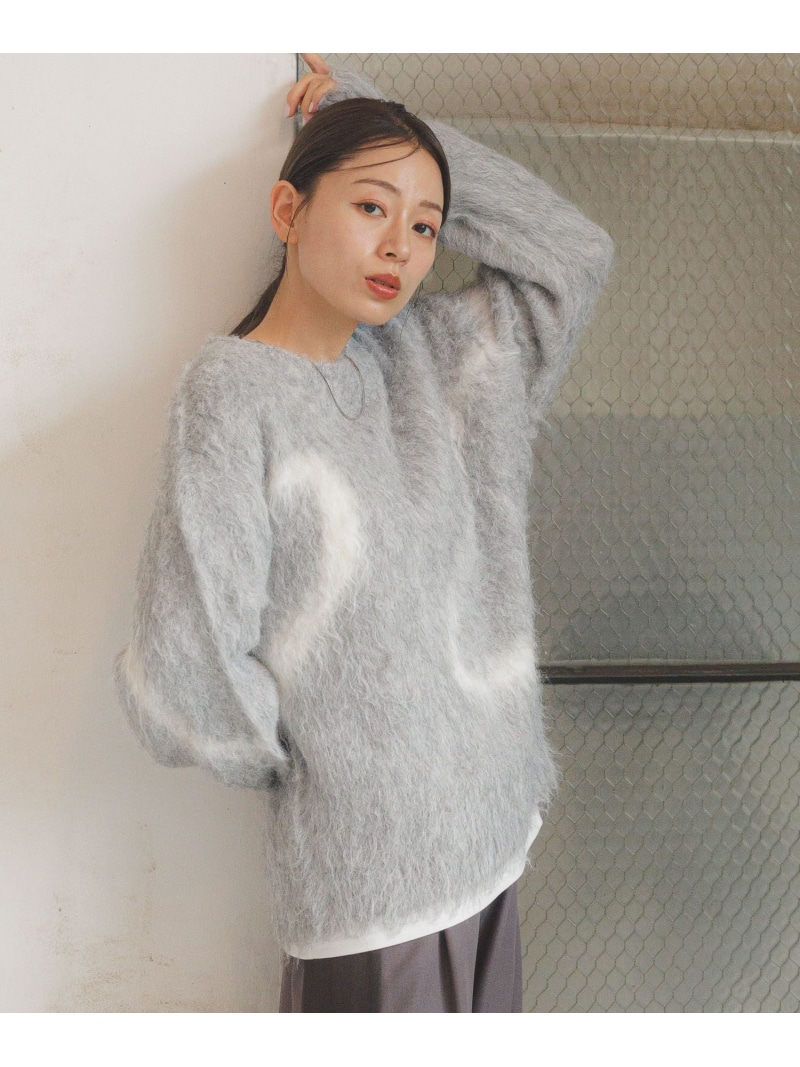 【楽天市場】【SALE／30%OFF】線柄シャギーニットプルオーバー LAKOLE ラコレ トップス ニット グレー ピンク ホワイト グリーン【RBA_E】[Rakuten Fashion ...