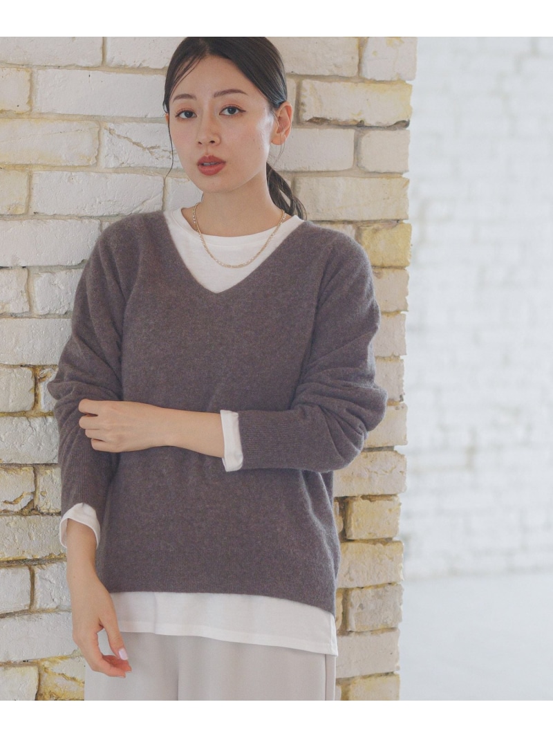 【楽天市場】【SALE／61%OFF】フォックスウールVネックプルオーバー LAKOLE ラコレ トップス ニット グレー イエロー ブルー【RBA_E】[Rakuten Fashion ...