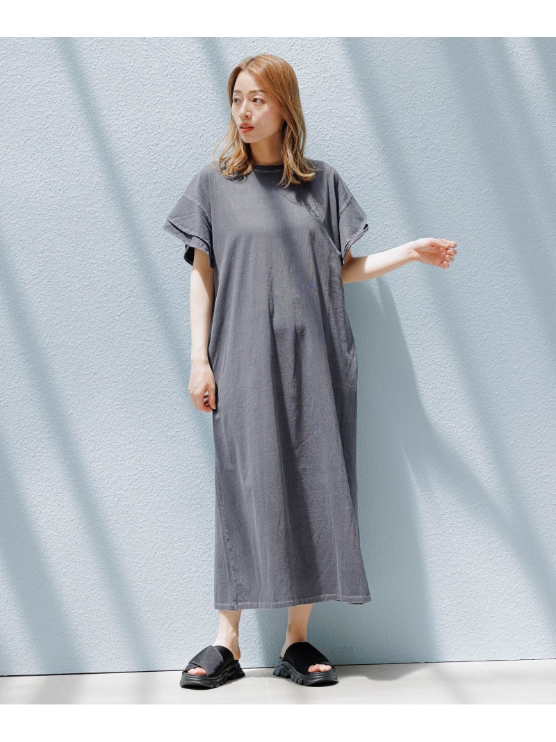 【楽天市場】【SALE／18%OFF】ピグメント袖フリルワンピース LAKOLE ラコレ ワンピース・ドレス ワンピース グレー ホワイト ブルー【RBA_E】[Rakuten Fashion ...