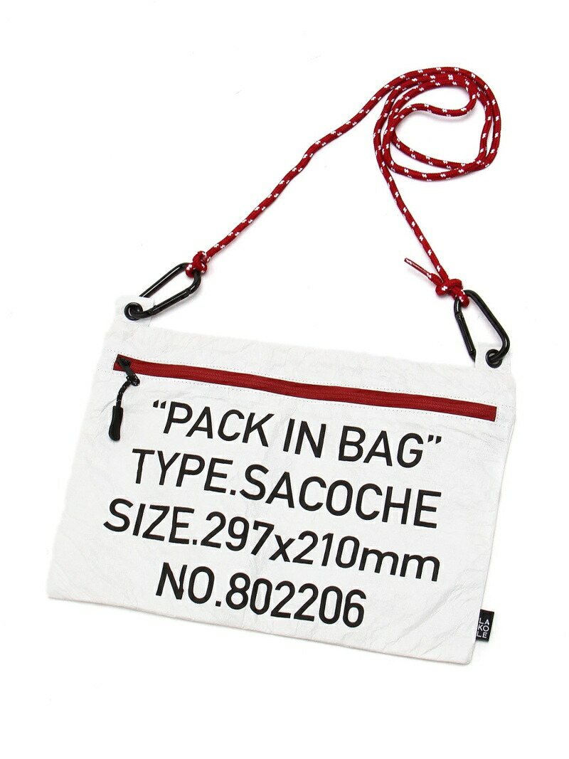 【楽天市場】【SALE／50%OFF】PBNEWサコッシュポーチA4 LAKOLE ラコレ 財布・ポーチ・ケース ポーチ ホワイト【RBA_E】[Rakuten Fashion]：LAKOLE