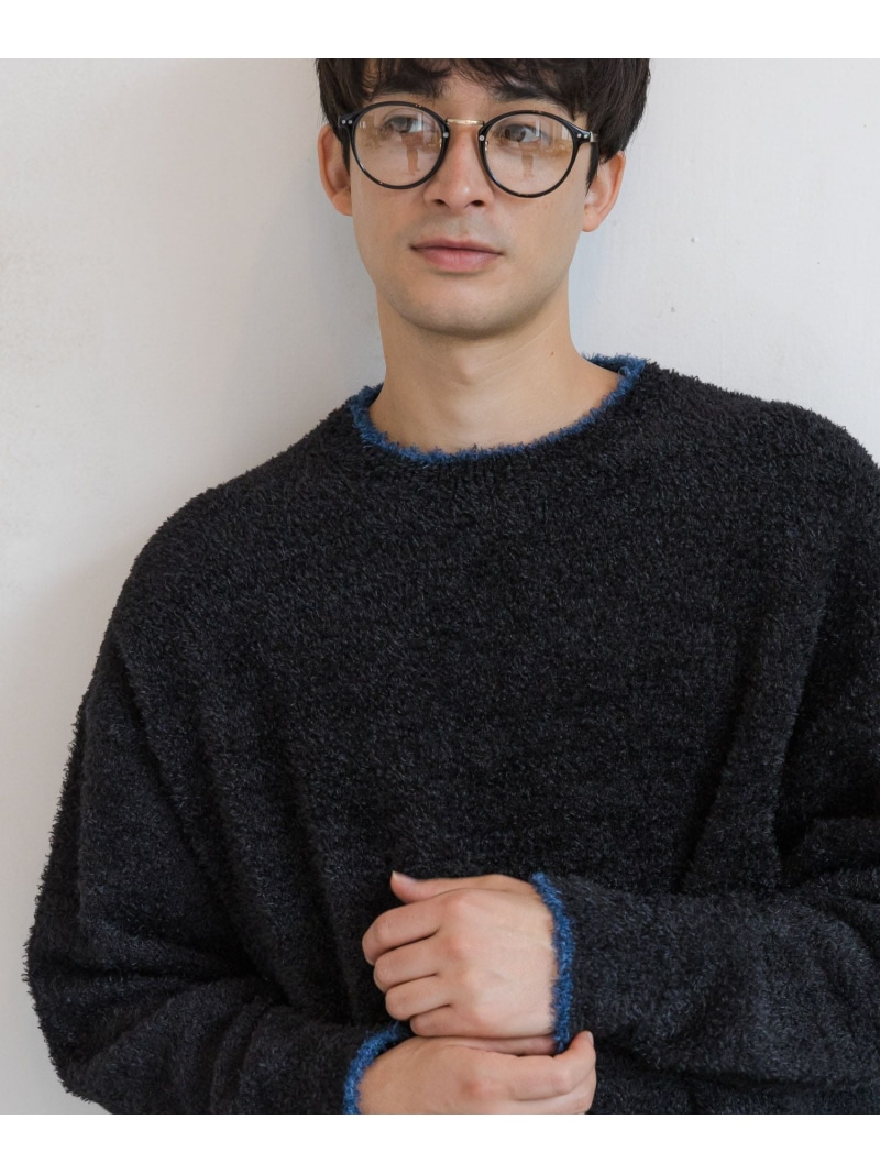 【楽天市場】【SALE／6%OFF】ふわもちニット LAKOLE ラコレ トップス ニット ホワイト グリーン ブルー ブラック【RBA_E】[Rakuten Fashion]：LAKOLE