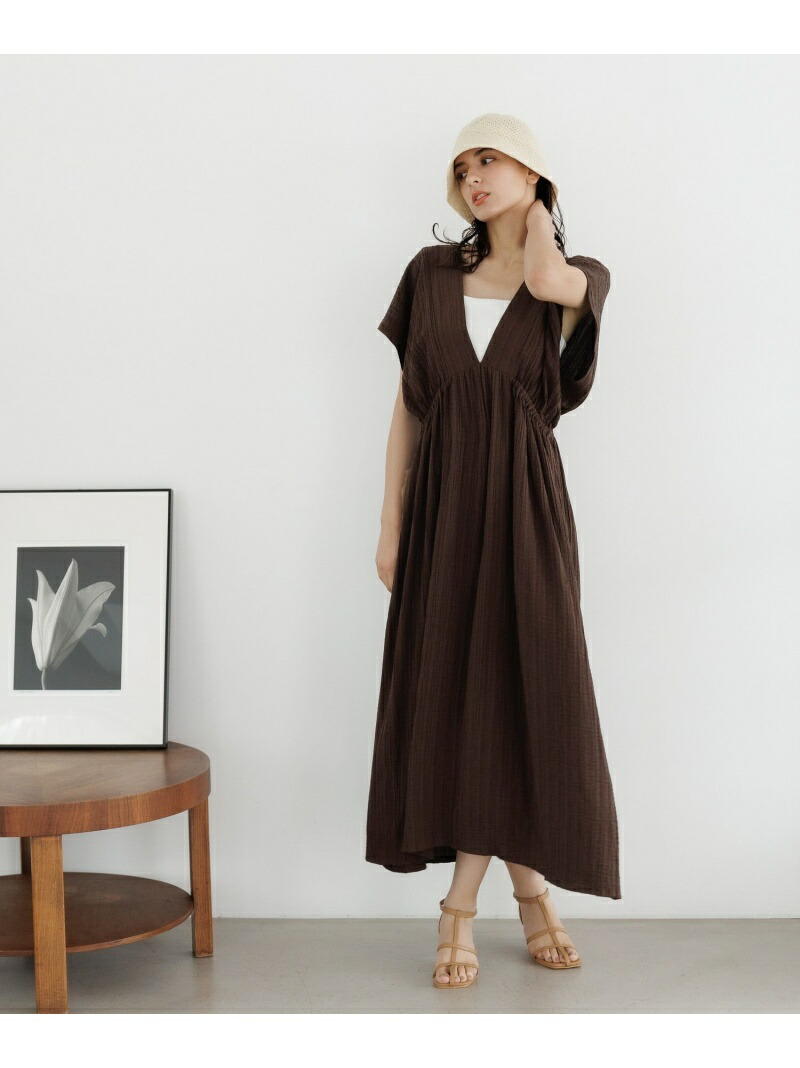 【楽天市場】【SALE／28%OFF】(W)ヘンケイヨウリュウVネックD LAKOLE ラコレ ワンピース・ドレス ワンピース ブラック ブラウン【RBA_E】[Rakuten Fashion ...