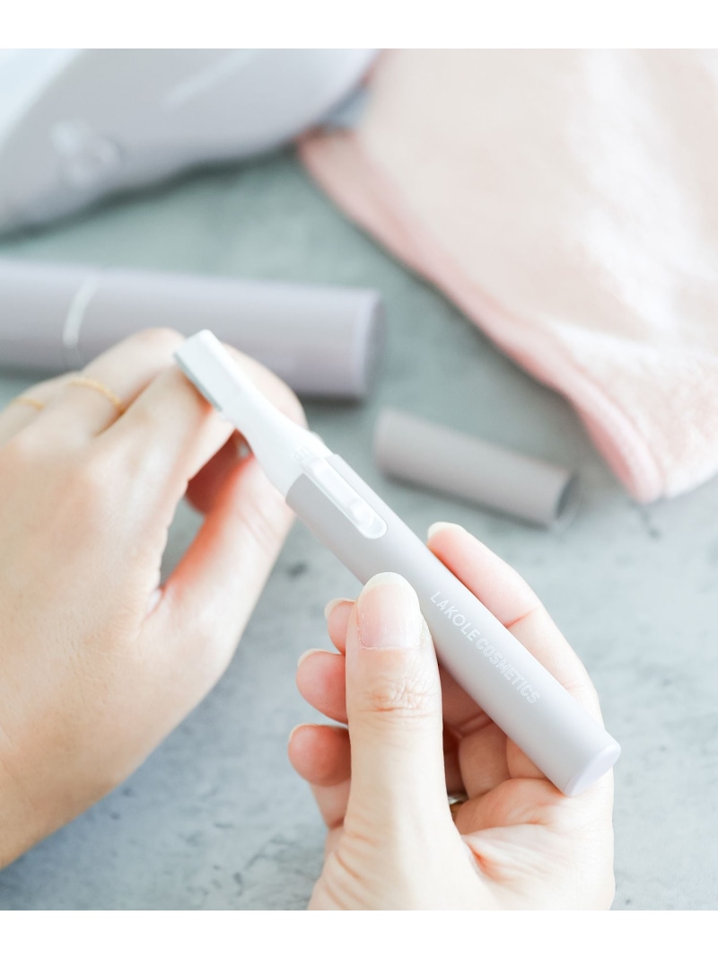 【楽天市場】フェイスシェイバー LAKOLE ラコレ メイク道具・美容器具 その他のメイク道具・美容器具 グレー【先行予約】*[Rakuten Fashion]：LAKOLE