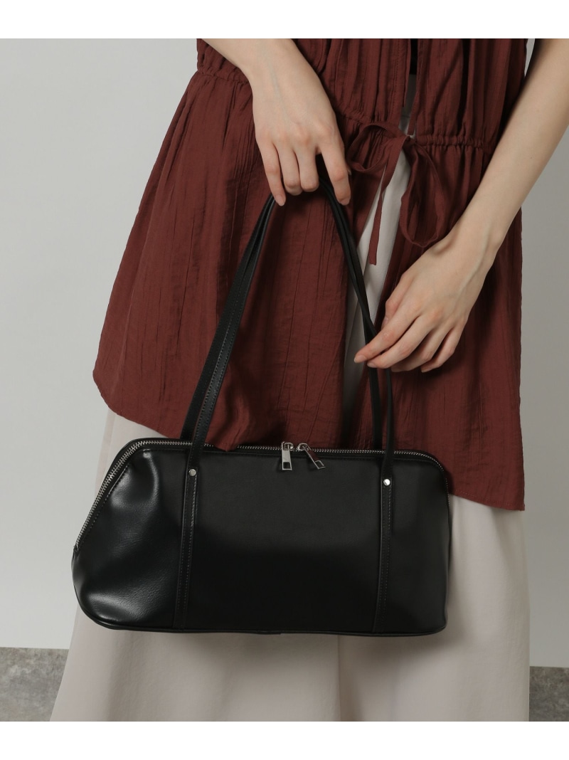 【楽天市場】ソフトラージボストンバッグ LAKOLE ラコレ バッグ ハンドバッグ ブラック ホワイト【送料無料】[Rakuten Fashion]：LAKOLE