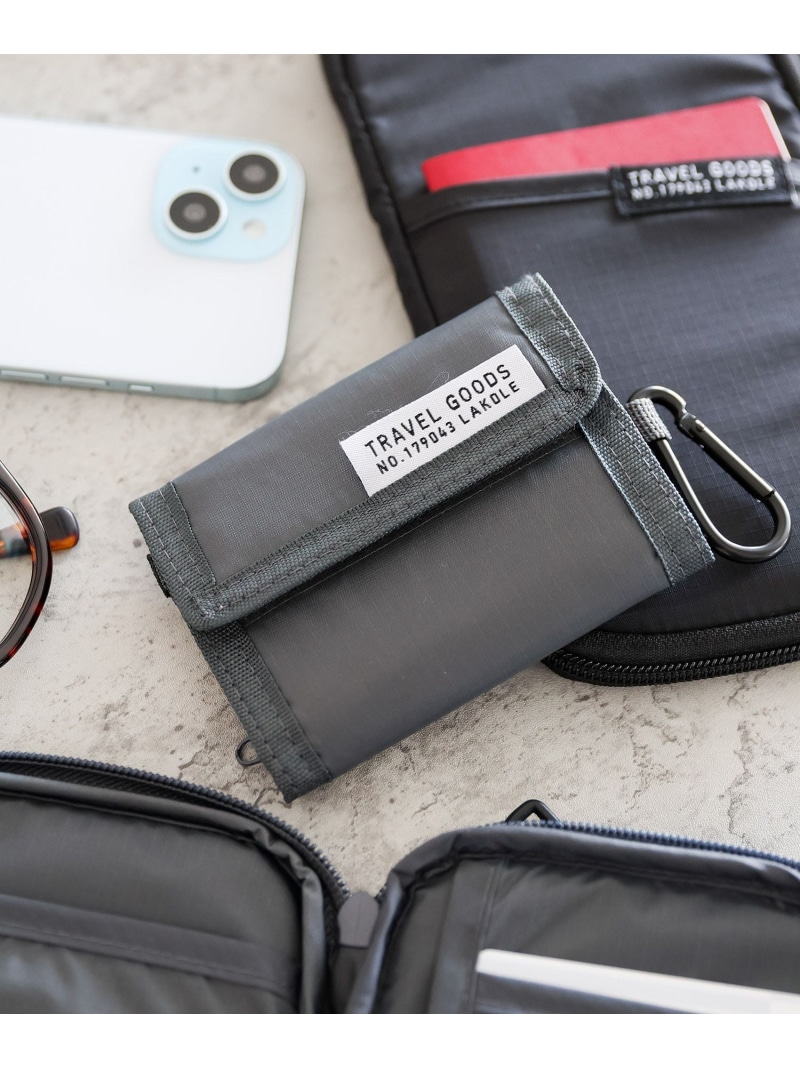 【楽天市場】三つ折りミニウォレット LAKOLE ラコレ 財布・ポーチ・ケース 財布 グレー ブラック イエロー【先行予約】*[Rakuten Fashion]：LAKOLE