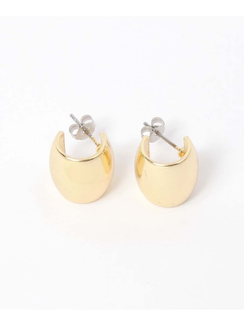 【楽天市場】ぷっくりブロードメタルピアス LAKOLE ラコレ アクセサリー・腕時計 ピアス ゴールド シルバー[Rakuten Fashion]：LAKOLE