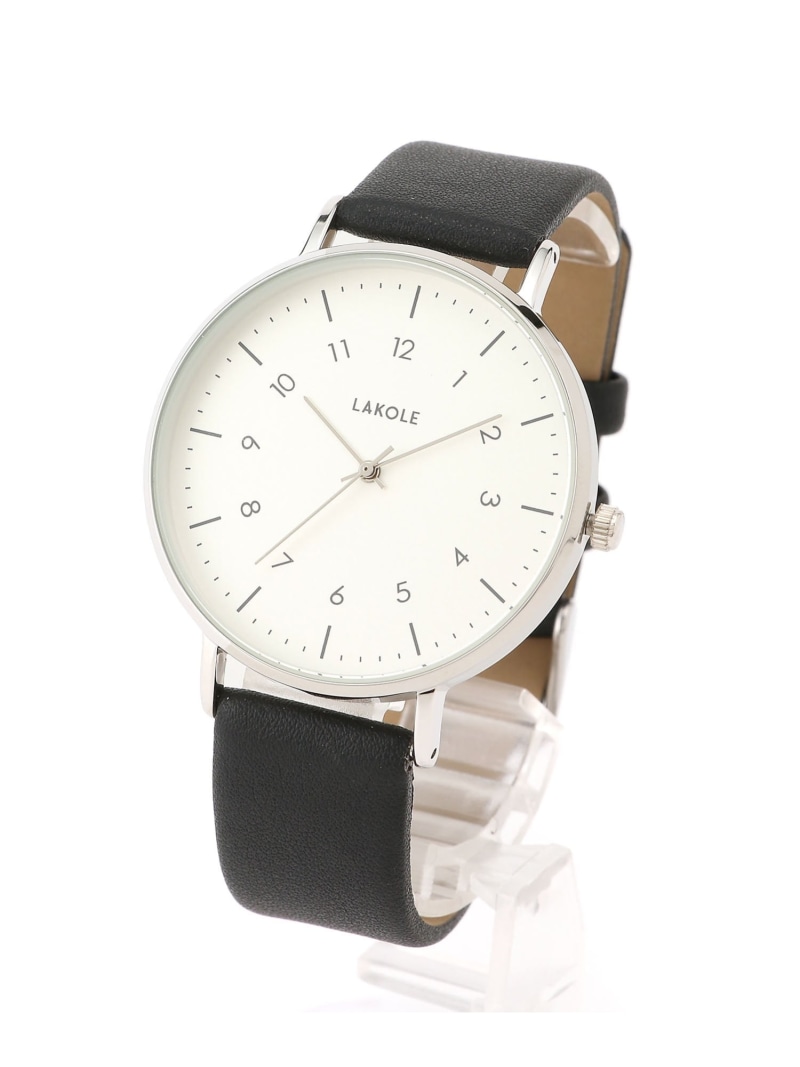 【楽天市場】(M)ラウンドアナログウォッチ LAKOLE ラコレ アクセサリー・腕時計 腕時計【送料無料】[Rakuten Fashion ...