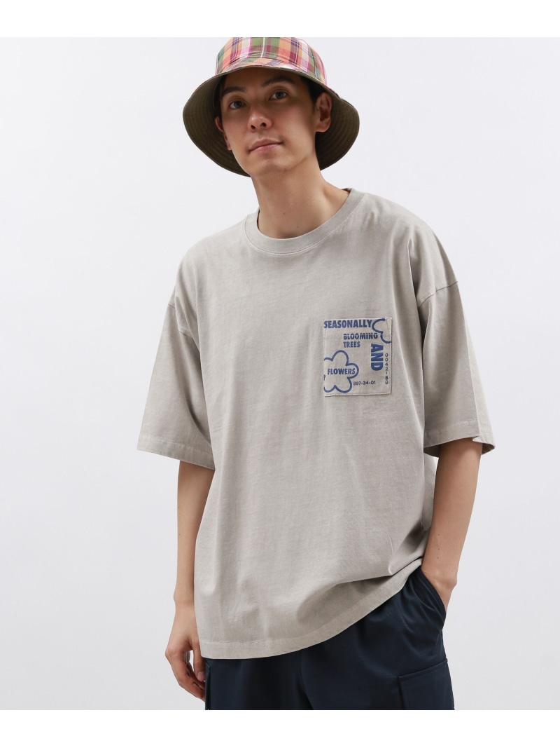 【楽天市場】【SALE／6%OFF】ピグメントフラワーポケットT LAKOLE ラコレ トップス カットソー・Tシャツ グレー ホワイト グリーン【RBA_E】[Rakuten Fashion ...