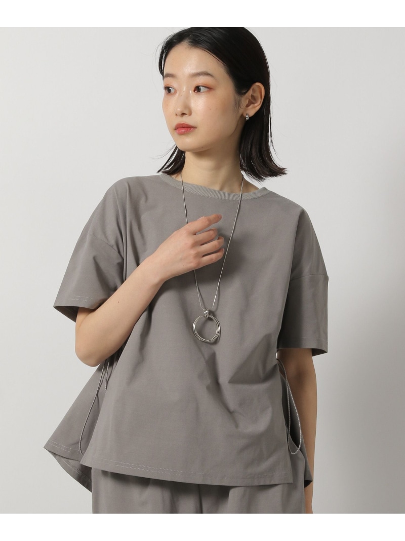 【楽天市場】バックドロストプルオーバー LAKOLE ラコレ トップス カットソー・Tシャツ グレー ブラック【先行予約】*[Rakuten Fashion]：LAKOLE