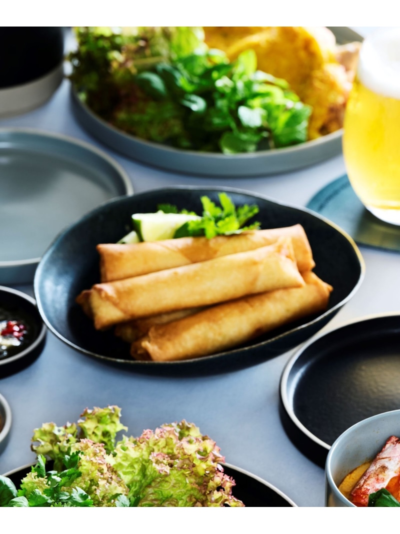 【楽天市場】【SALE／5%OFF】ゆがみオーバル皿(L) LAKOLE ラコレ 食器・調理器具・キッチン用品 食器・皿 ネイビー ホワイト ブラック【RBA_E】[Rakuten ...