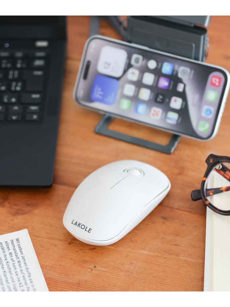 【楽天市場】【SALE／5%OFF】【2通りの接続】Bluetooth/レシーバーハイブリッドマウス LAKOLE ラコレ スマホグッズ・オーディオ機器 その他のスマホグッズ・オーディオ機器 ...