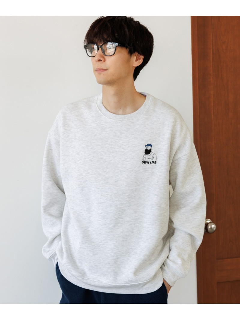 【楽天市場】【SALE／51%OFF】ヒゲサガラ刺繍プルオーバー LAKOLE ラコレ トップス スウェット・トレーナー グレー オレンジ グリーン ホワイト【RBA_E】[Rakuten ...