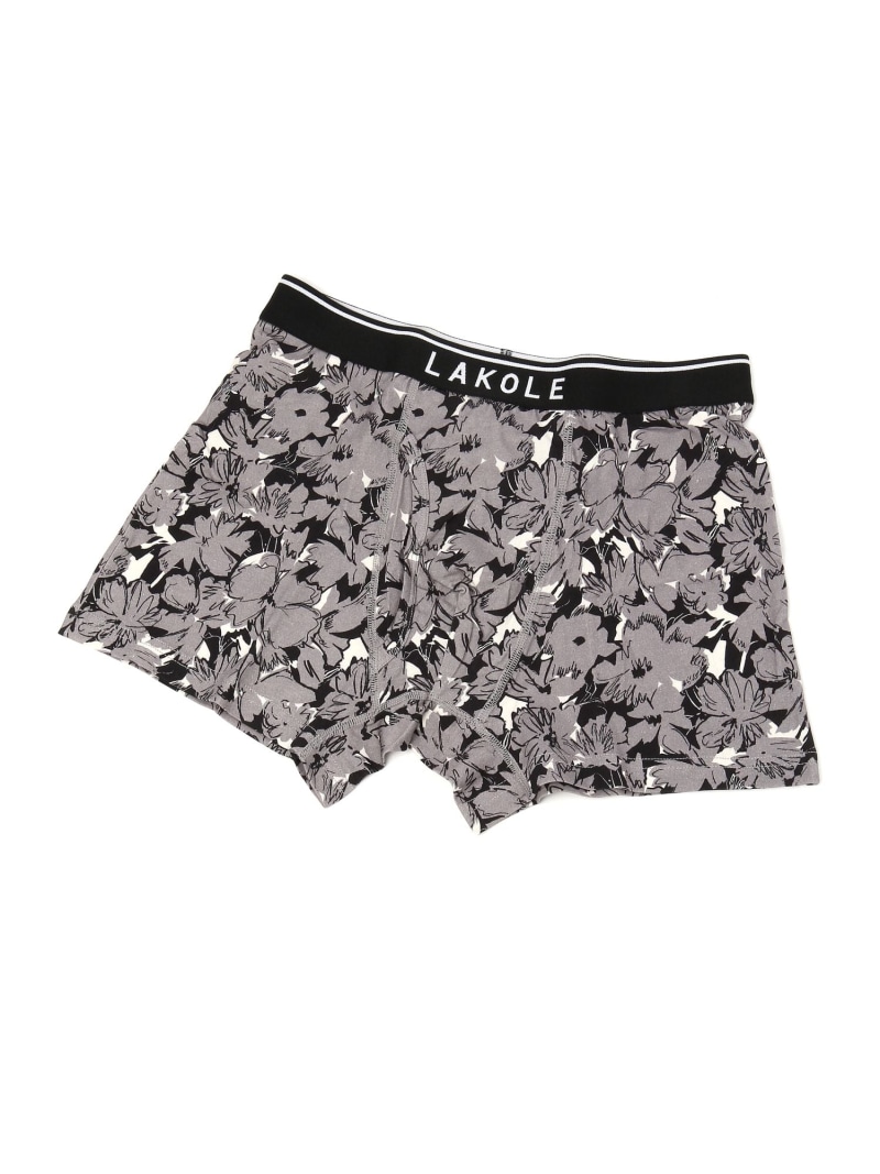 【楽天市場】【SALE／40%OFF】コットンボタニカル柄ボクサーパンツ LAKOLE ラコレ インナー・ルームウェア ボクサーパンツ・トランクス ブラック ネイビー グリーン【RBA_E ...