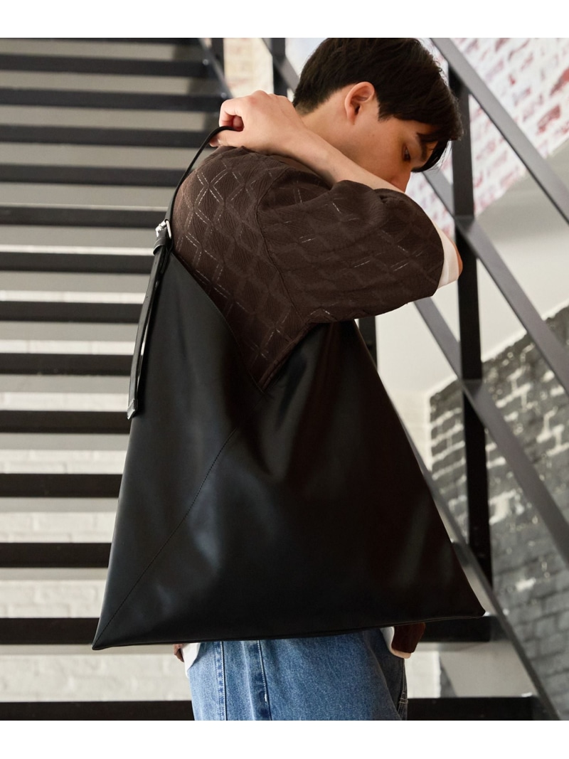 【楽天市場】サンカクトートバッグ2 LAKOLE ラコレ バッグ トートバッグ ブラック グレー ブルー[Rakuten Fashion]：LAKOLE