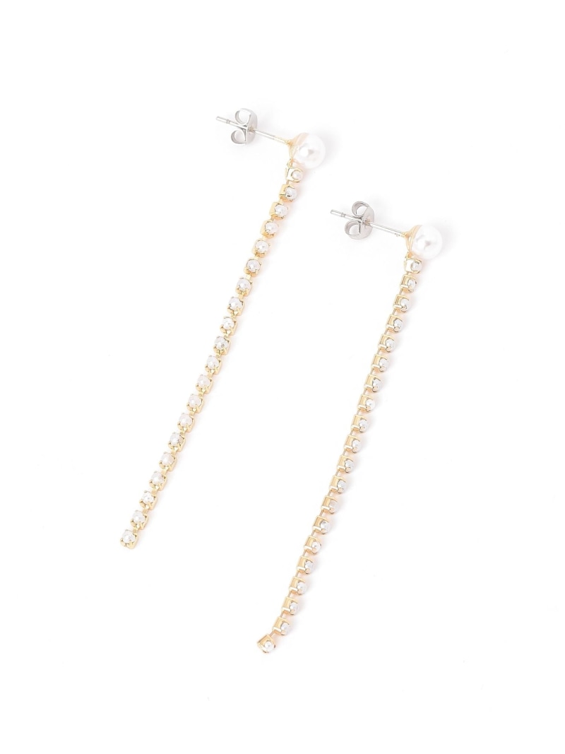 【楽天市場】スウィングパ-ルピアス LAKOLE ラコレ アクセサリー・腕時計 ピアス ホワイト[Rakuten Fashion]：LAKOLE