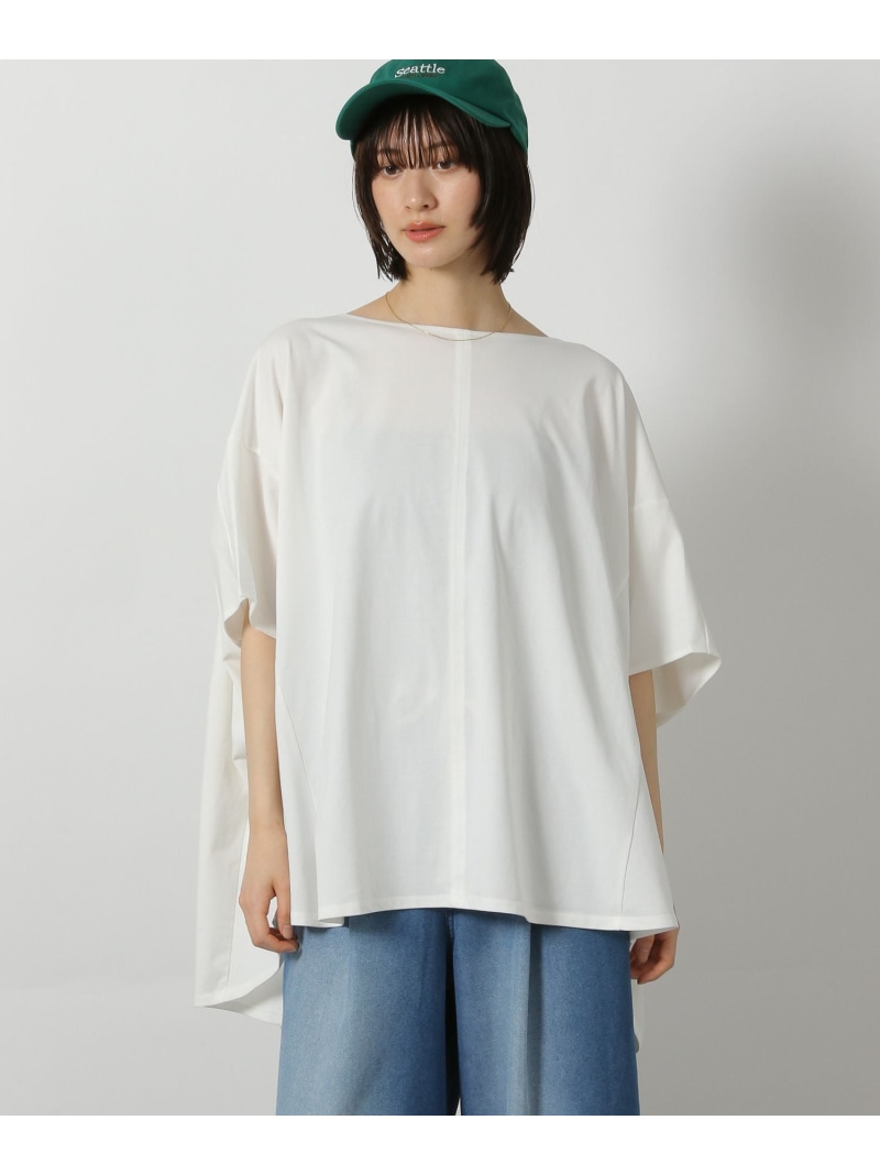 【楽天市場】シルケットドルマン半袖T LAKOLE ラコレ トップス カットソー・Tシャツ グレー ブラック ホワイト[Rakuten Fashion]：LAKOLE