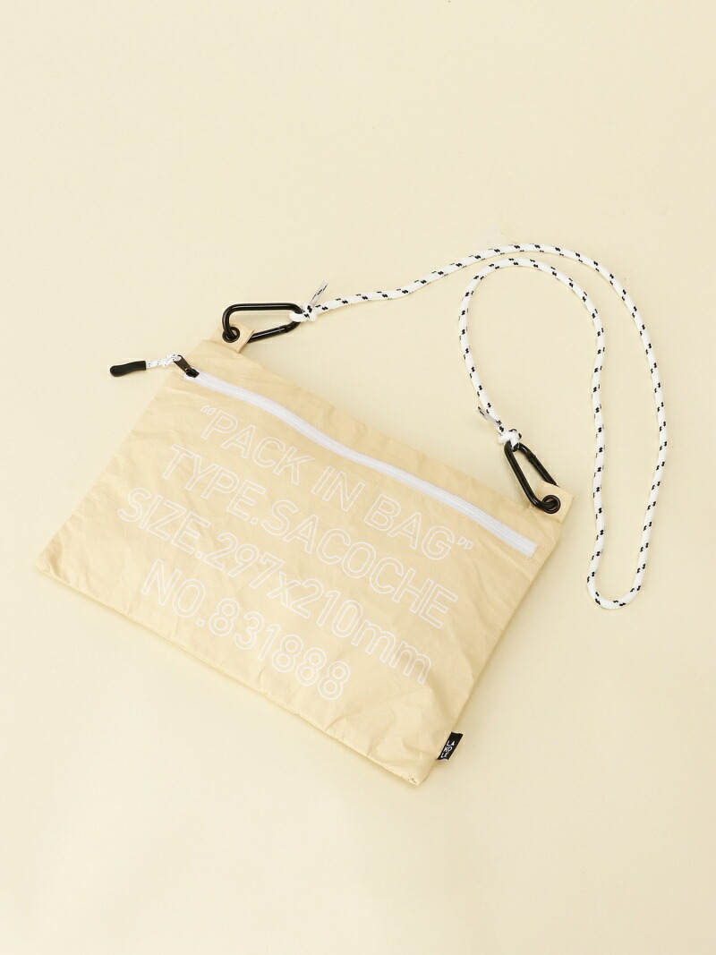 【楽天市場】【SALE／50%OFF】19PBサコッシュポーチA4 LAKOLE ラコレ 財布・ポーチ・ケース ポーチ ベージュ ホワイト【RBA_E】[Rakuten Fashion]：LAKOLE