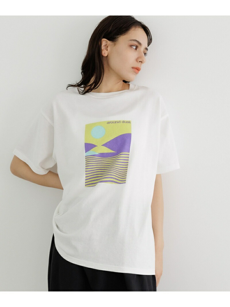 【楽天市場】【SALE／30%OFF】モダンアートTEE LAKOLE ラコレ トップス カットソー・Tシャツ ホワイト ブラック【RBA_E】[Rakuten Fashion]：LAKOLE