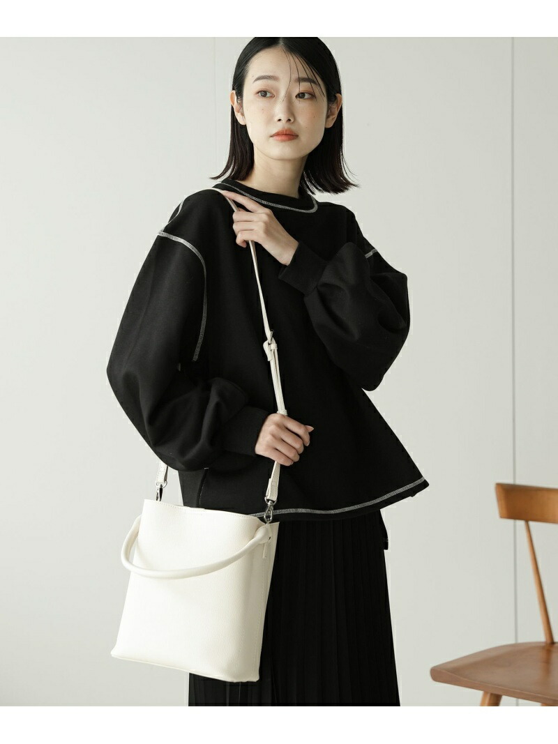 【楽天市場】(W)2WAYスクエア1HDトート2 LAKOLE ラコレ バッグ トートバッグ ブラック ベージュ ホワイト グリーン ブルー【送料無料】[Rakuten Fashion]：LAKOLE