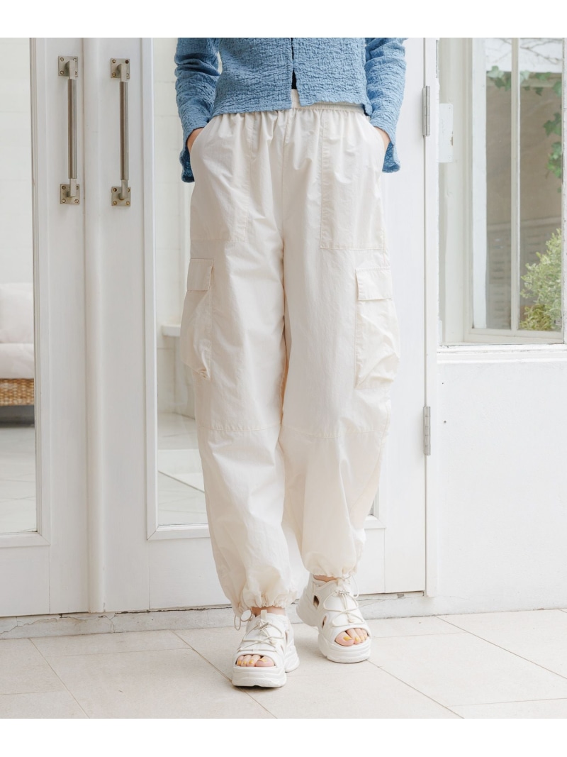 【楽天市場】【SALE／44%OFF】ワッシャーナイロンカーゴパンツ LAKOLE ラコレ パンツ その他のパンツ カーキグリーン ブラック ...