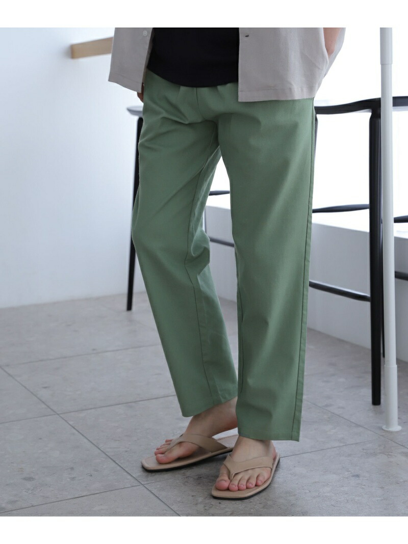 【楽天市場】【SALE／37%OFF】(M)リネンMIXイージーPT LAKOLE ラコレ パンツ その他のパンツ ネイビー ブラック ...