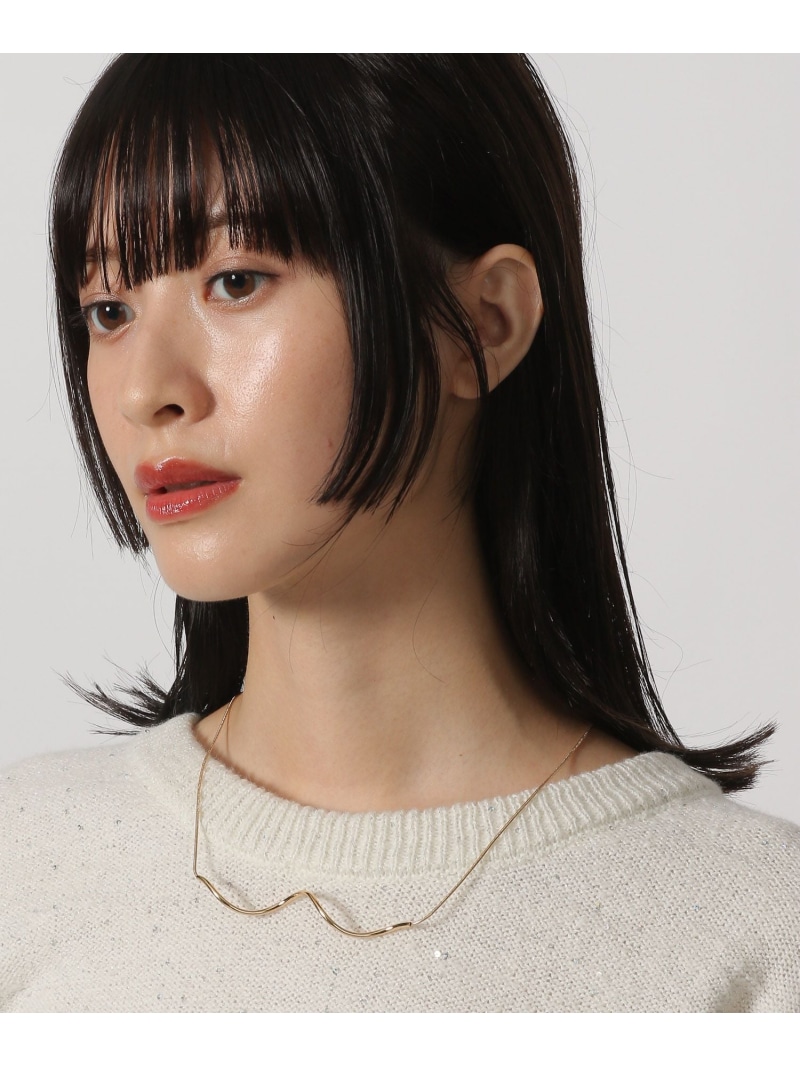 【楽天市場】ウェーブスライドネックレス2 LAKOLE ラコレ アクセサリー・腕時計 ネックレス ゴールド シルバー[Rakuten Fashion]：LAKOLE