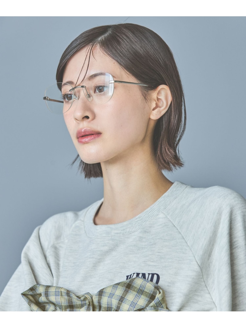 【楽天市場】リムレスボストンサングラス LAKOLE ラコレ ファッション雑貨 サングラス シルバー[Rakuten Fashion]：LAKOLE