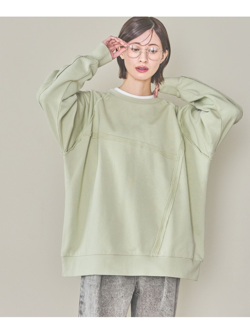 【楽天市場】【SALE／22%OFF】リメイク風スウェット LAKOLE ラコレ トップス スウェット・トレーナー グレー グリーン ホワイト【RBA_E】[Rakuten Fashion ...