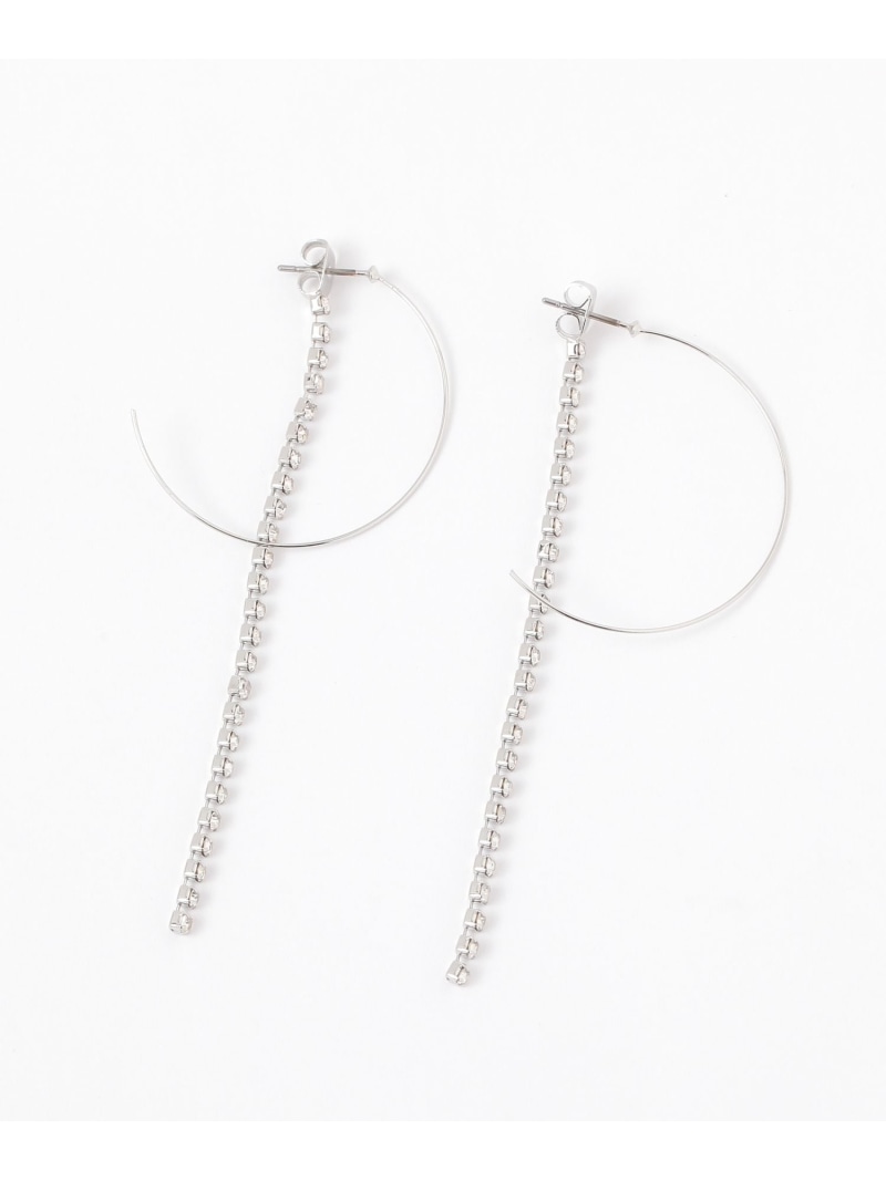 【楽天市場】ジャケットフープピアス LAKOLE ラコレ アクセサリー・腕時計 ピアス ゴールド シルバー[Rakuten Fashion]：LAKOLE