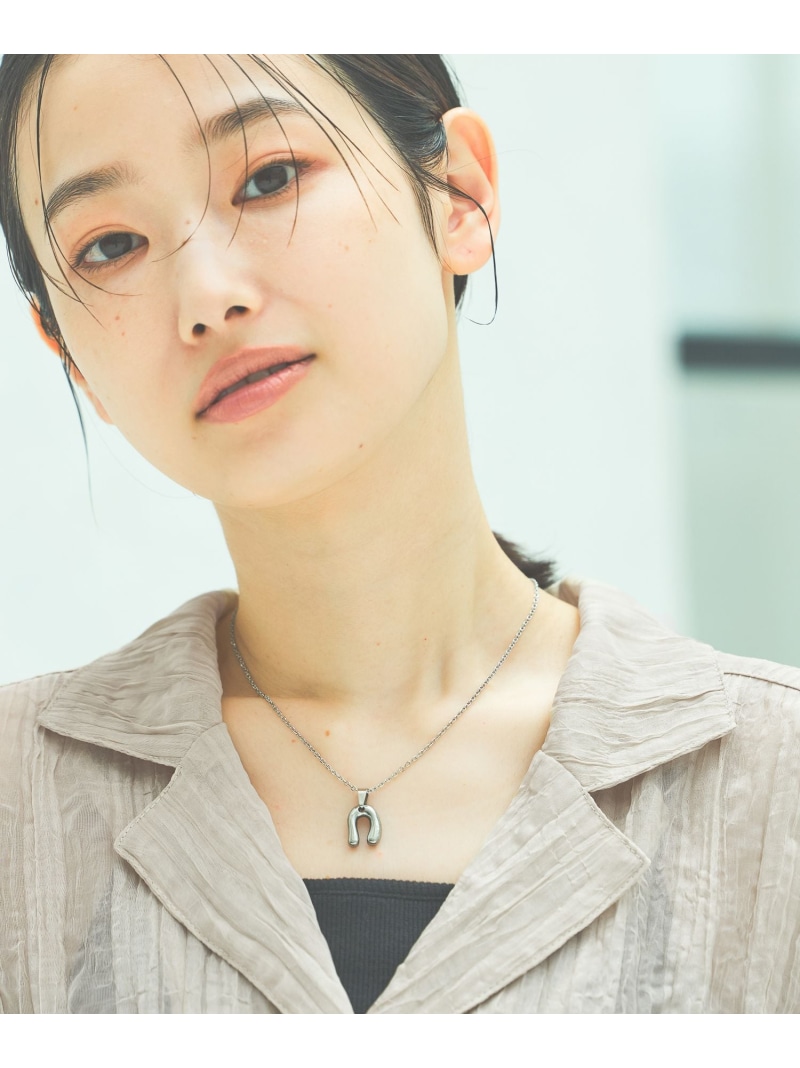 【楽天市場】ステンレスニュアンス馬蹄ネックレス LAKOLE ラコレ アクセサリー・腕時計 ネックレス ゴールド シルバー[Rakuten Fashion]：LAKOLE