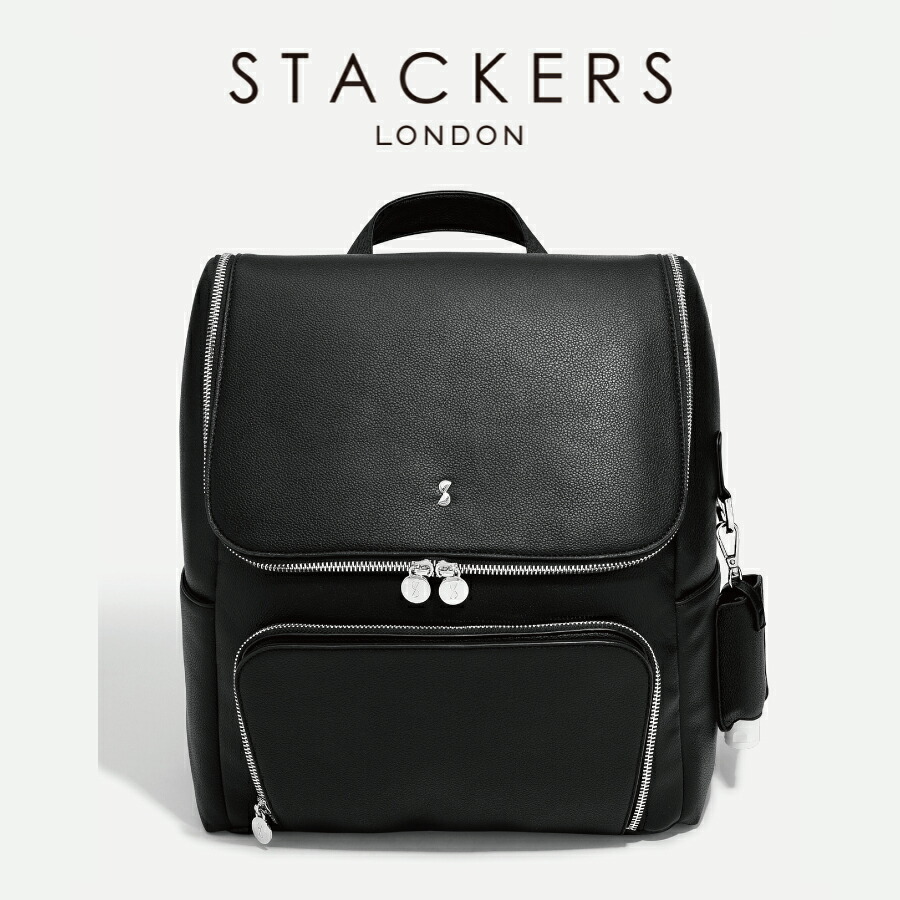 【楽天市場】【STACKERS】マザーズバッグ Mother’s Bag ブラック Black スタッカーズ ロンドン UK：ララ・ナテュール