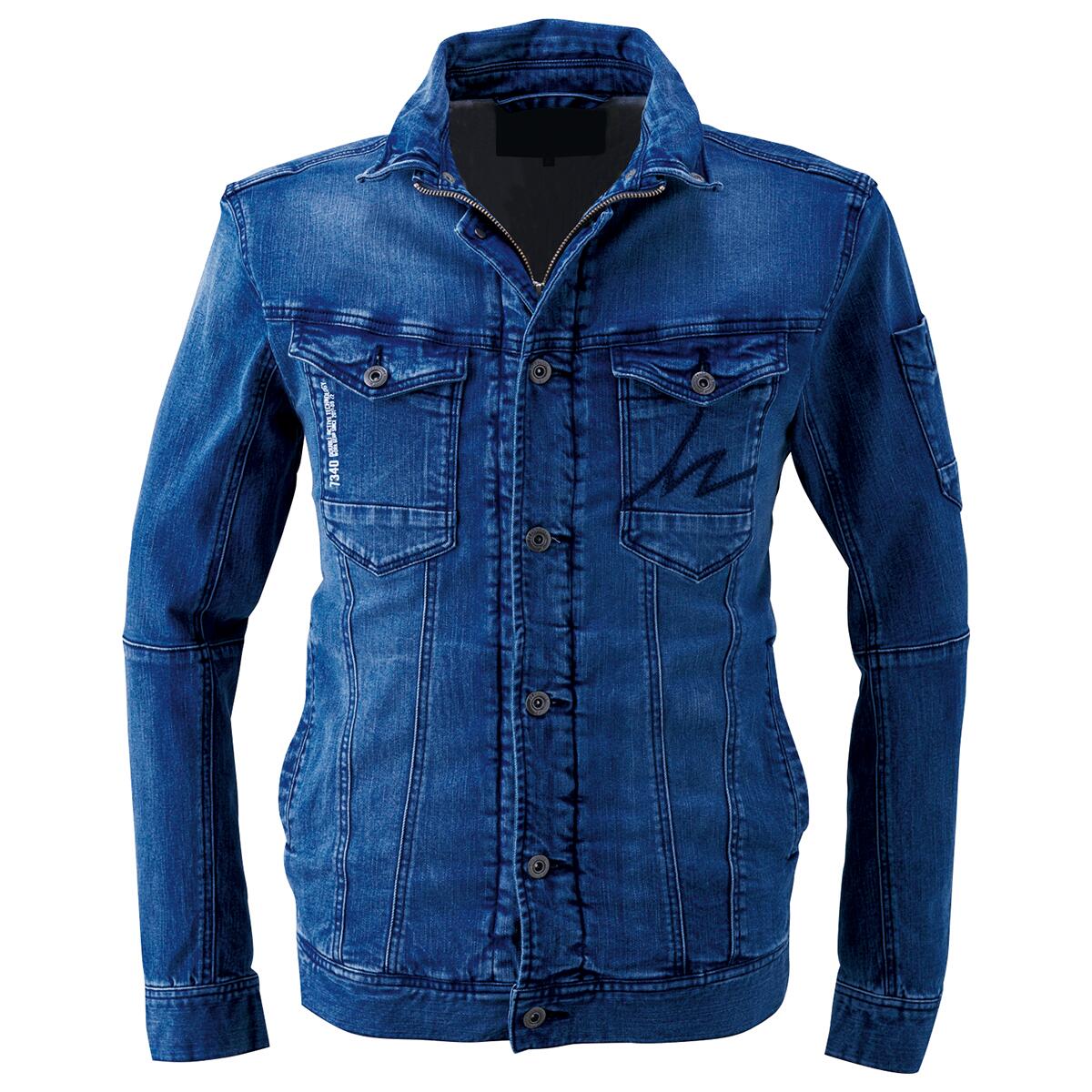 【楽天市場】【4月5日限定！最大100％ポイントバック】アイズフロンティア 2WAYストレッチワークジャケット リファインドブルー 3L 7340：Arclands Online 楽天市場支店