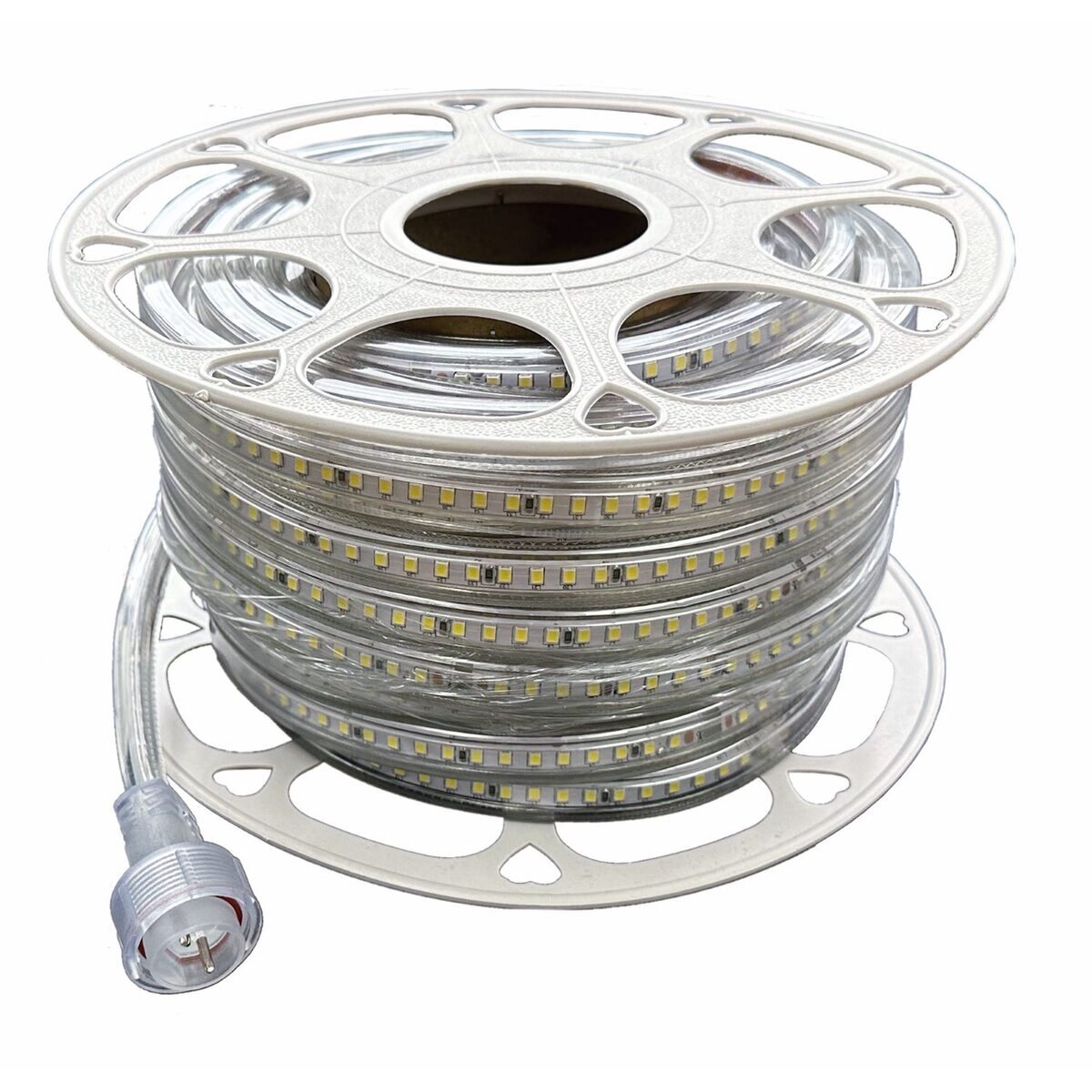 【楽天市場】富士倉 LED ロープライト 片面発光 20m 増設用 昼光色 6000K FRL-20GW：Arclands Online 楽天市場支店