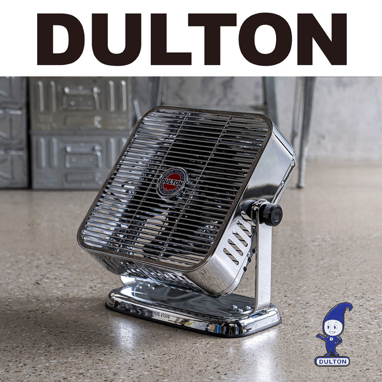 【楽天市場】／20周年／夏セール／P10倍／DULTON(ダルトン)Air circulator（サーキュレーター）DSZ-0541 色：Chrome/Black：La mia Vita