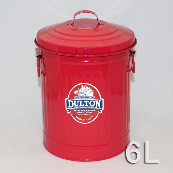 【楽天市場】／20周年／スーパーセール／P10倍／DULTON(ダルトン)おしゃれなガーベージカンMini garbage can 色：レッドサイズ：M：La mia Vita